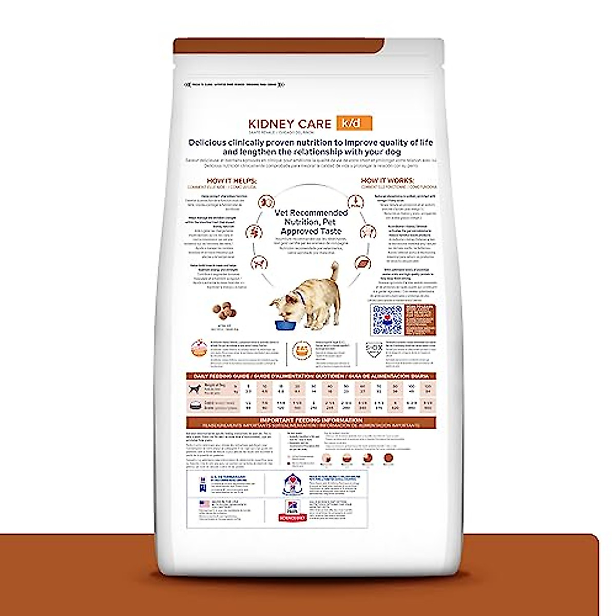 Hill's Prescription Diet k/d Kidney Care with Chicken Dry Dog Food, Veterinary Diet, 8.5 lb. Bag