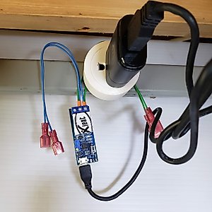 5 Volt Relay Switch KIT, NV 2020-2 Voice Control Your Fireplace from Anywhere and Works with Any Smart Outlet. (Relay Kit - with Power Adapter and Micro USB Cable) Xlentcomfortzone
