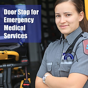 Kigley 6 Pcs Door Jam for Law Enforcement, Police, Emergency Services, Firefighter, Home, School, Classroom, Office Gifts Favors Supplies Door Stop