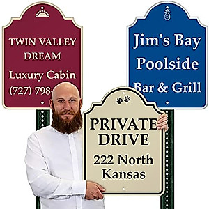 SmartSign "Add Own Wording Here" Custom Designer Sign | 24" x 18" Aluminum