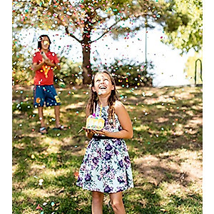 Peachy Party Poppers Confetti Cannons, Modern Biodegradable Wedding Confetti Cannon, Confetti Poppers for Send Off, Wedding, New Years Eve, Party Supplies