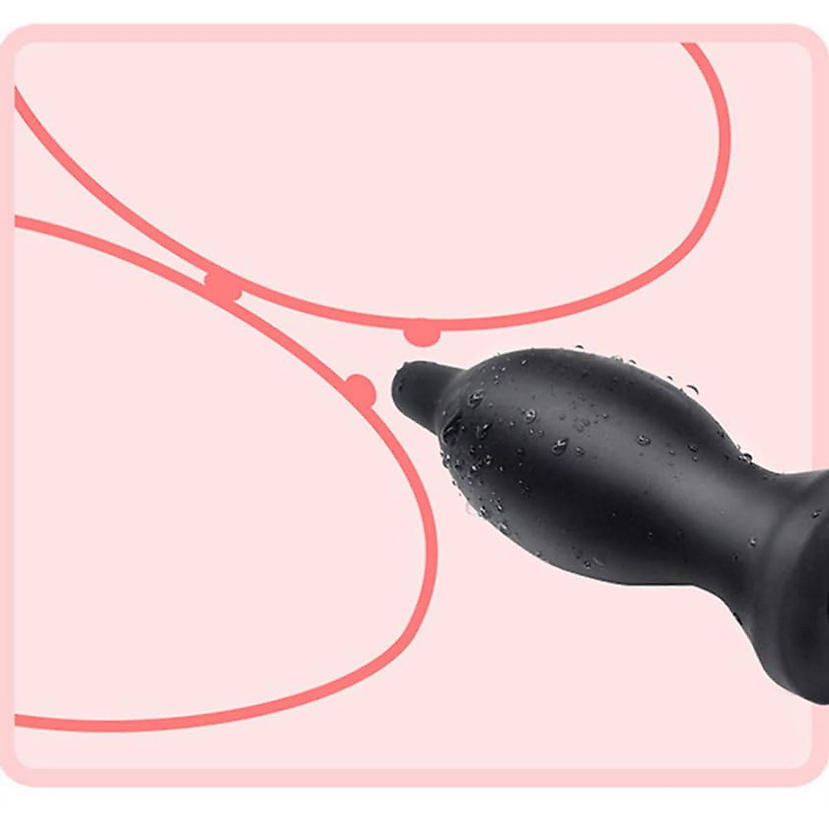 Durable and Silicone Suction Cup Realistic Classic Plug Black 10 Vibration Modes for Women Men - XjmFx26-2