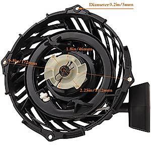 593959 Recoil Starter - 591139 Recoil Starter - Pull Recoil Starter for Briggs & Stratton 591139 593961 590588 593959 Replacement Parts