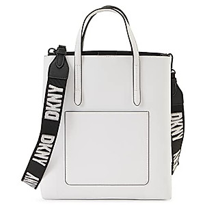 DKNY INES Tote Bag, BLK/Opt WT