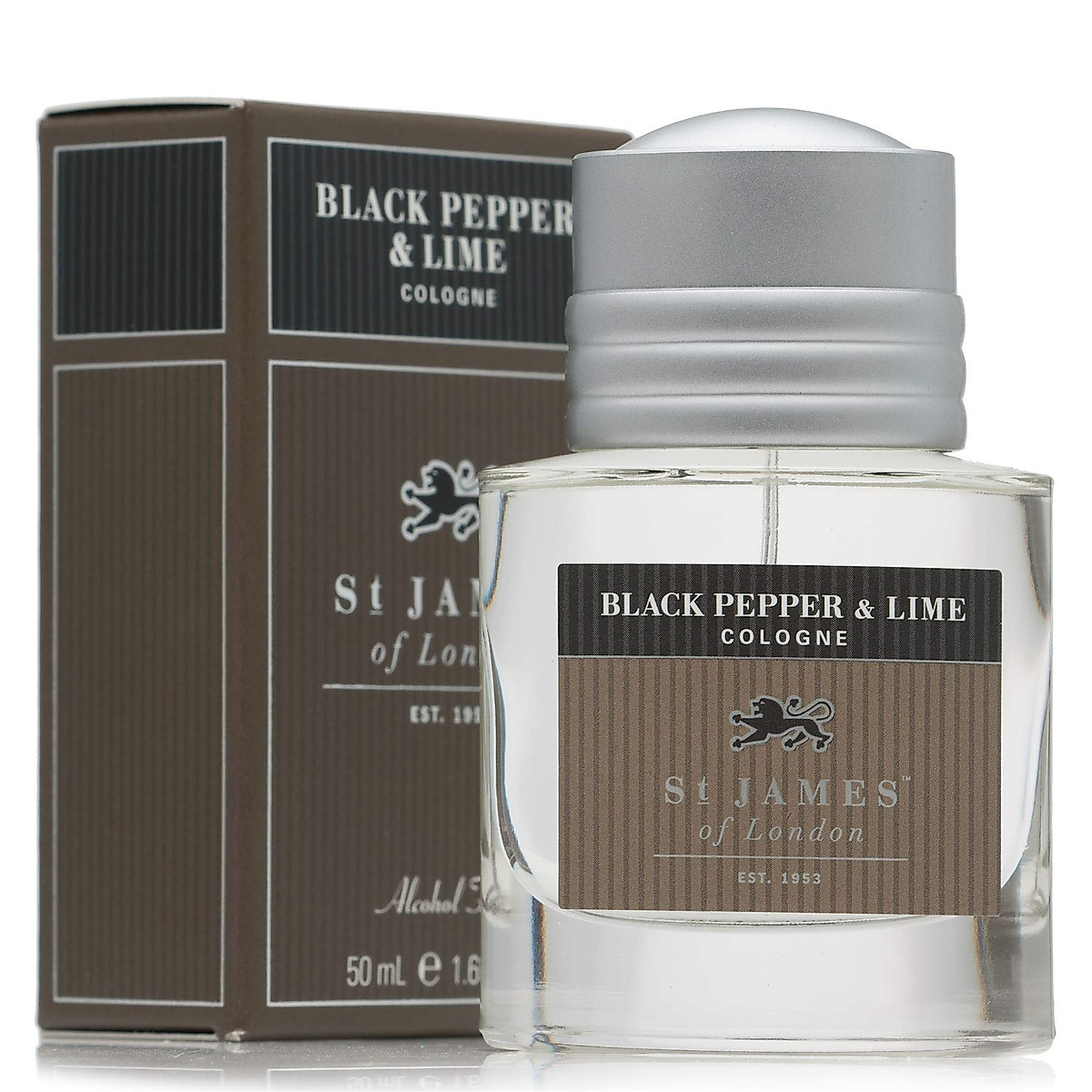 St James of London Black Pepper & Lime Cologne, 1.69 oz