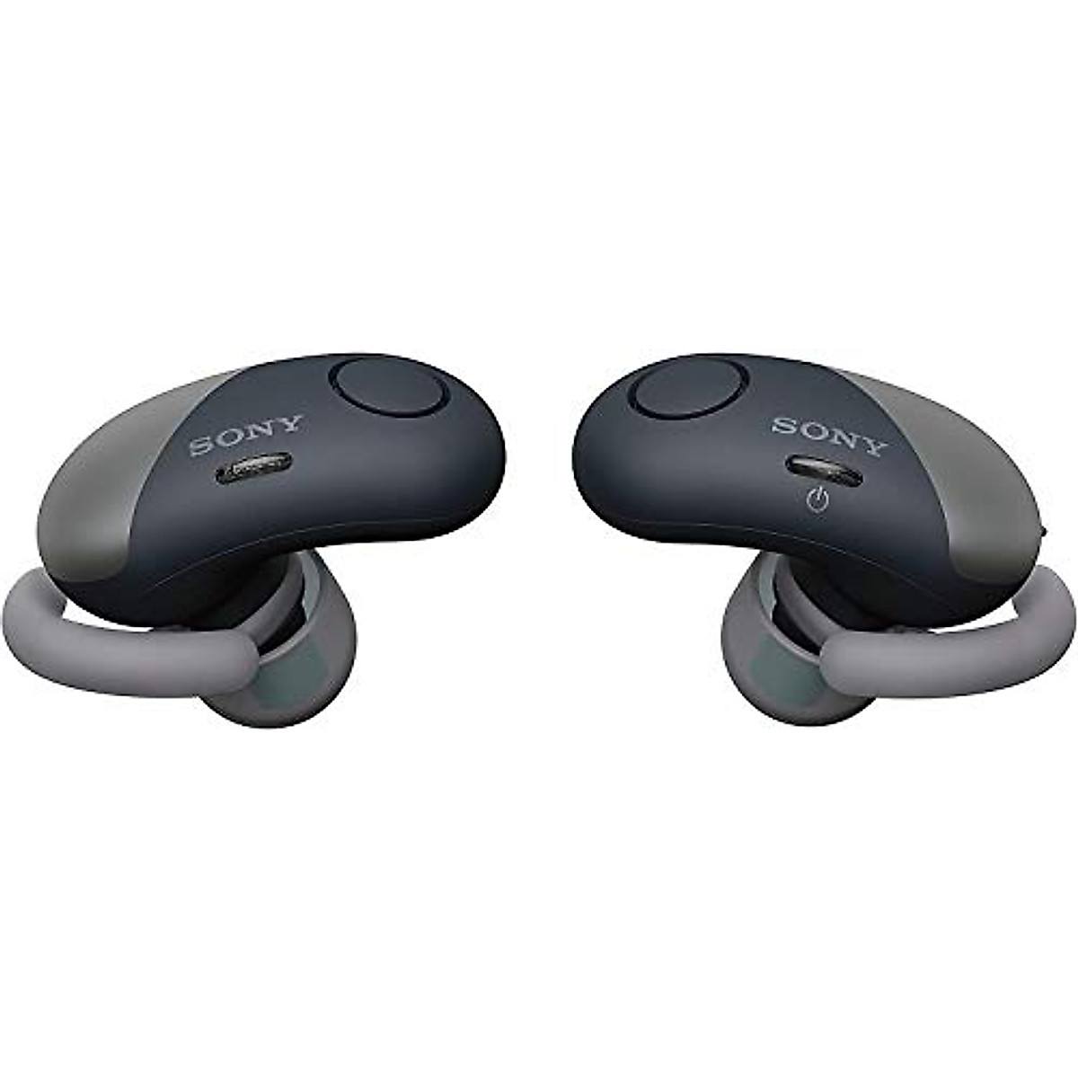 Sony True Wireless Earbuds, Bluetooth Earbuds Noise Cancelling, Sports Workout Ear Buds with Microphone, Sweatproof Sport Earphones, Extra BASS WF-SP700N/B (Black)