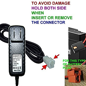 KHOI1971 Wall Charger AC Adapter Compatible with ROLLPLAY BMW i8 Spyder Ride on Silver White Black Black Brown W480E-W W480AC-B W480E FRC 6V Battery Charger