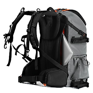 K&F Concept Camera Bag EVA Waterproof 2 in 1Camera Backpack Shoulder Bag 32L Large Capacity with Rain Cover Storage for 15.6" Laptop for Photography