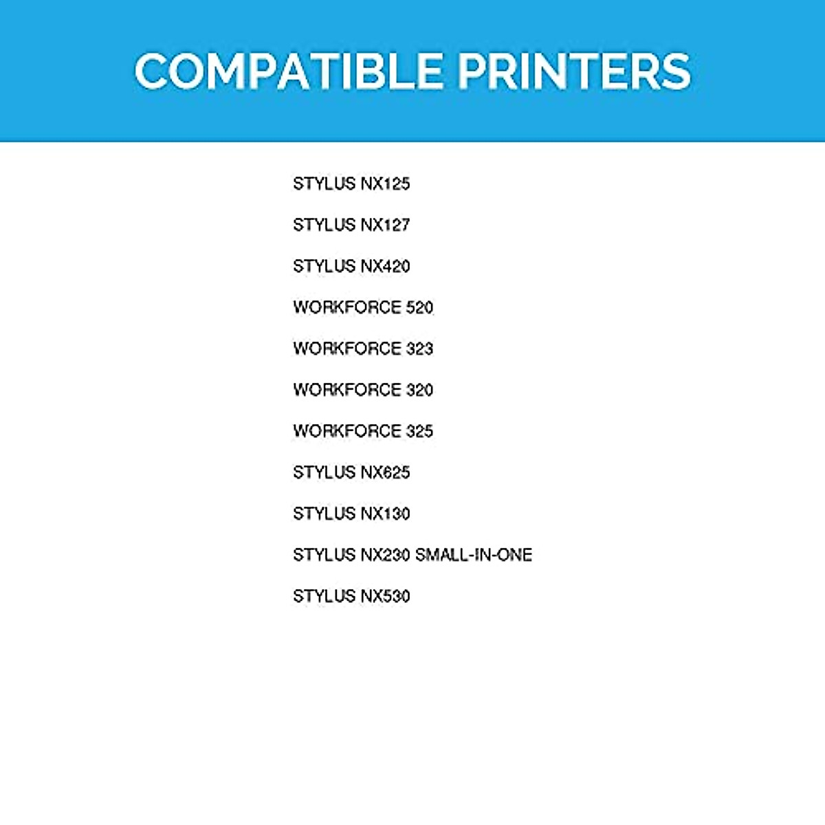 LD Products Remanufactured Ink Cartridge Replacement for Epson 125 (2 Cyan, 2 Magenta, 2 Yellow, 6-Pack) Compatible with Stylus NX420, NX230, NX130, NX625, NX125, NX127, NX530, Workforce 520, 320