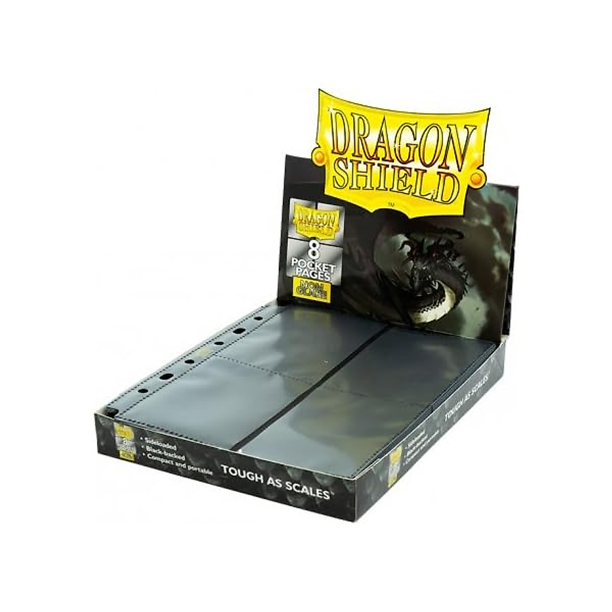 Dragon Shield Standard Size Cards – 8 Pocket Page Non-Glare Sheet – 50 Pages - MTG Card Sleeves are Smooth & Tough - Compatible with Pokemon, Yugioh, & Magic The Gathering Card Sleeves