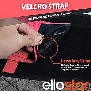 ellostar Women's Waist Trainer: Sweat Band for Belly Fat, Tummy Control, Back Support, Workout Shapewear, Weight Loss Aid X-Large, Pink
