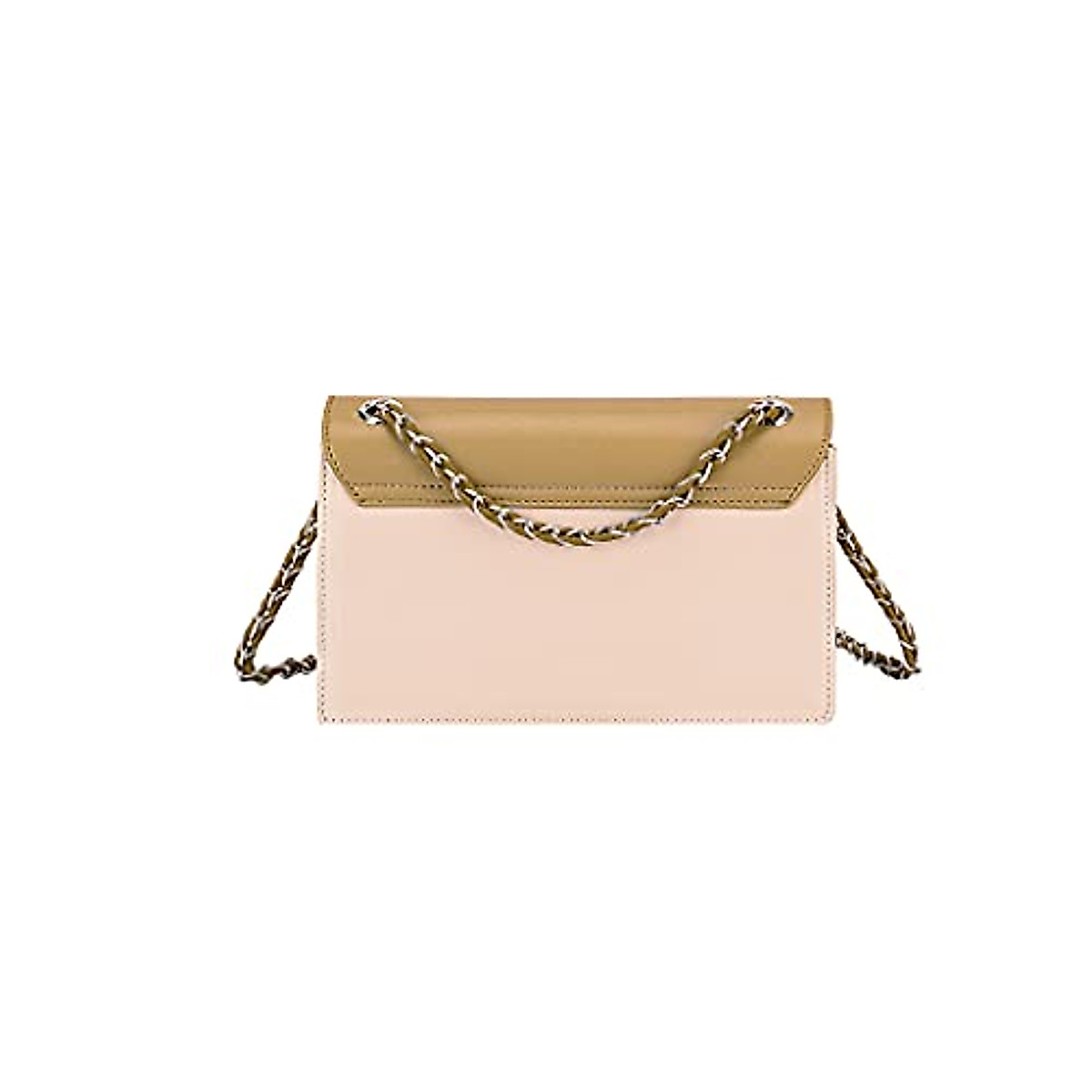 DAVID JONES New Season Party Chain Shoulder Crossbody Small Bag (Vert/Creamy White)