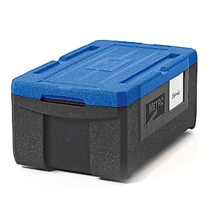 METRO MightyLite ML180-BU Top Loader, 3 Pan Capacity, Blue