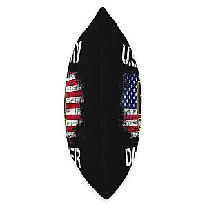 US Army Family Shirt For Men Women Veteran Proud Daughter of A US Army Veteran Throw Pillow, 18x18, Multicolor