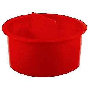 Caplugs ZCPT20Q1 Plastic Center Pull Tab Tapered Plug. CPT-20, PE-LD, Cap OD 2.16" Plug ID 1.938", Red (Pack of 10)