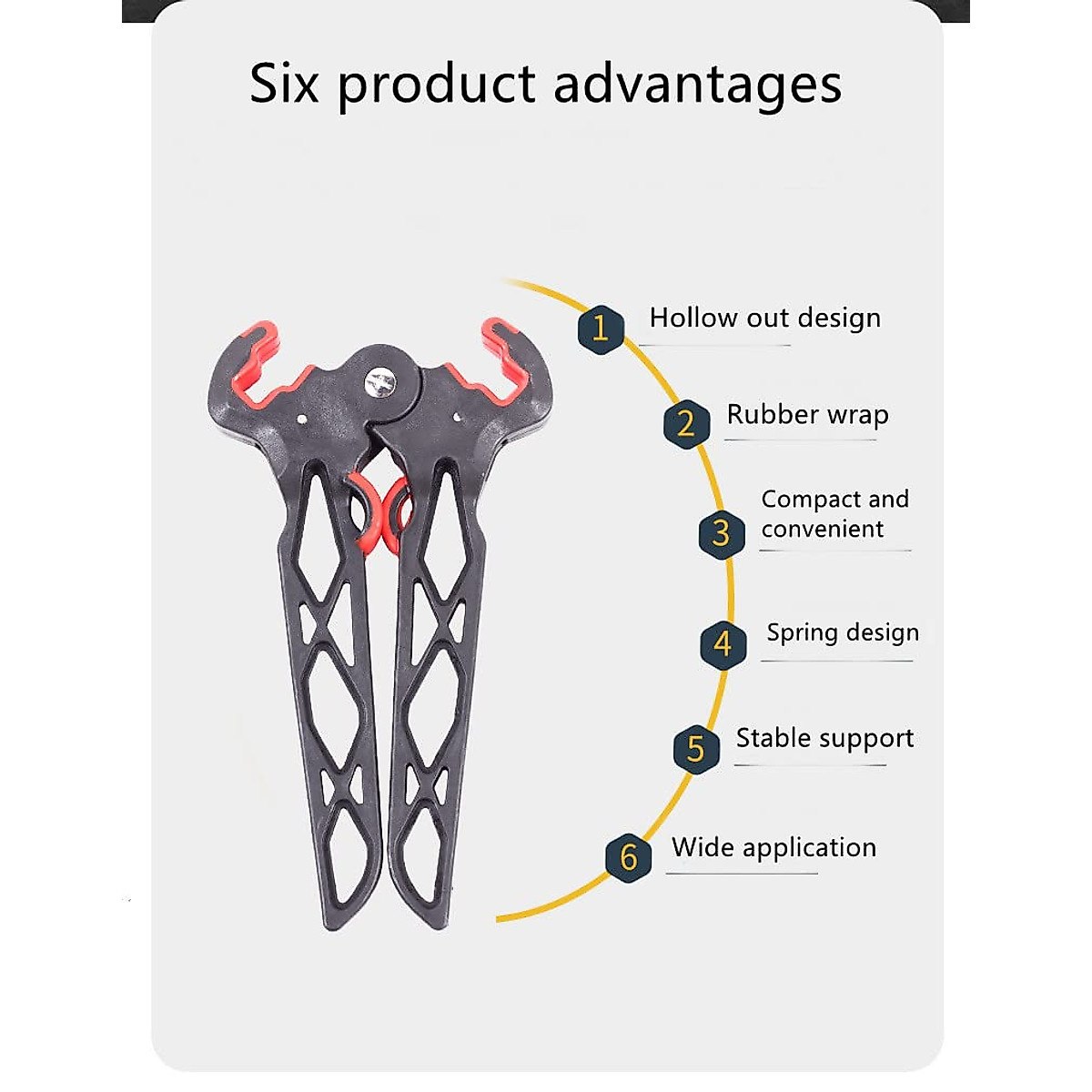 Archery Bow Stand Rack Folding Portable Compound Bow Clamp Kick Stand Holder Leg Rack Bracket Long/Short(Long) Archery Bow Stand for Compound Bow Bow Stand for Compound Bow