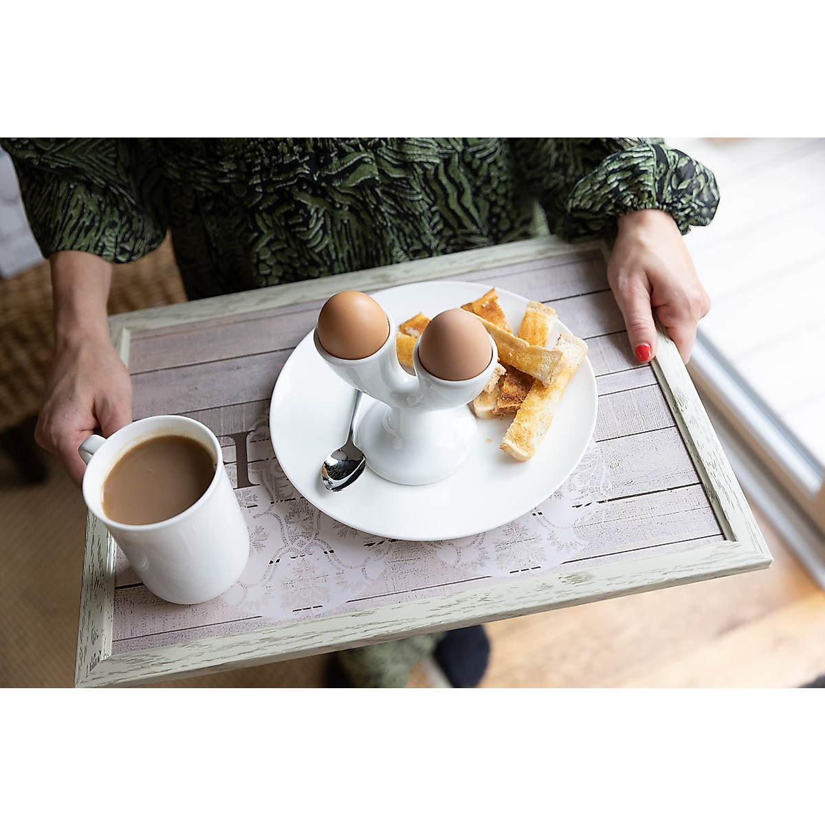 Everyday Home Cushioned Lap Tray by Creative Tops,Grey, 44 x 34 cm (17" x 13")