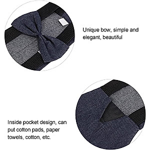 Zerodis Pet Chicken Diapers,Chicken Goose Duck Loose Tight Belt Diapers Poop Pocket Diapers Denim Pattern for Poultry Pet Cleaning Use(M)