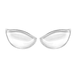 VASANA 1Pair Clear Breathable Soft Silicone Bra Bikini Inserts Breast Chest Swimsuit Pads Enhancers Push-up Bra Insert Pad Molding Pad Booster Pads for Women Swimsuit and Bikini
