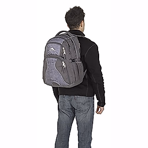 High Sierra Swerve Laptop Backpack, Slate/Woolly Weave, One Size