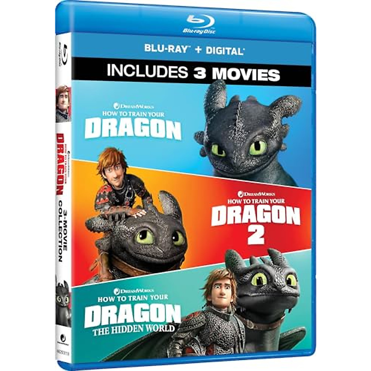 How to Train Your Dragon: 3-Movie Collection - Blu-ray + Digital