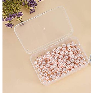 WOIWO 5 Pcs 3.35"x2.17" Rectangle Mini Clear Plastic Storage Containers Box Case with lid for Small Items and Other Craft Projects