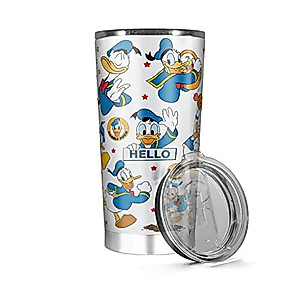 Stainless Steel Insulated Tumbler 20oz 30oz Donald Cold Hot Coffee Tea Cup The Coffee Cup Duck Travel Mug Wine Iced Tea Cup Hot Funny Travel Cups Suit For Home Travel Office