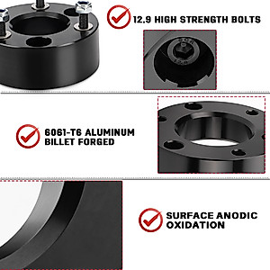 3 inch Front 2 inch Rear Leveling Lift Kits for 2009-2024 Ram 1500 4WD 4X4 Only, 3 Inch Front Strut Spacers and 2 Inch Rear Lift Spacers for Ram 1500