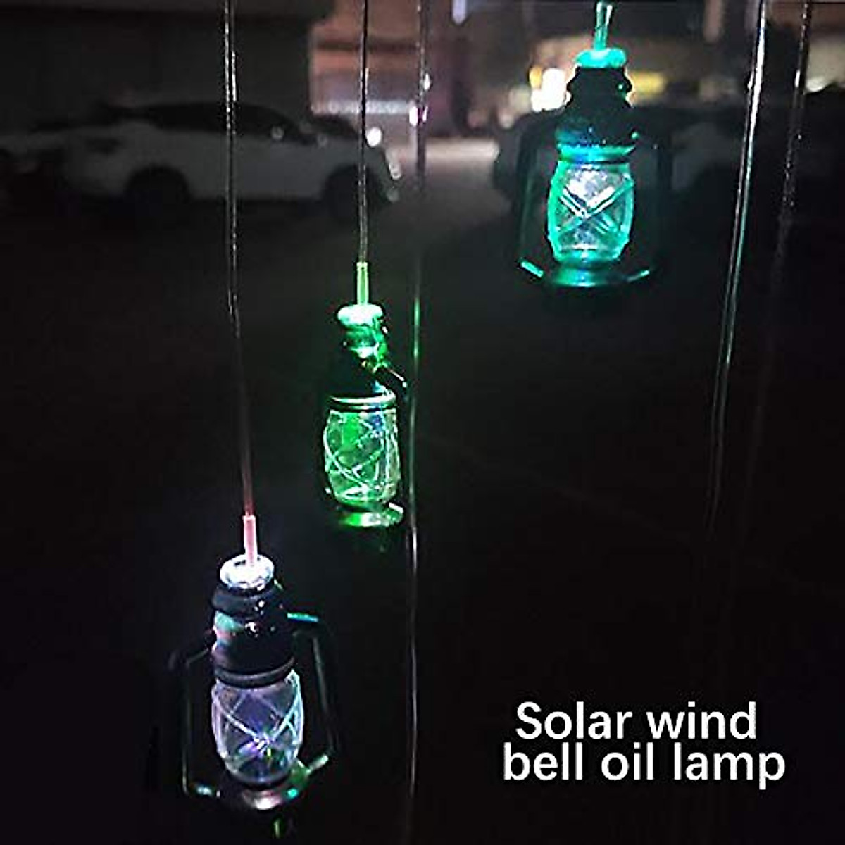Garden Light lamp Wind Outdoor Chime Oil Solar Light Decorative Led LED light Clear String