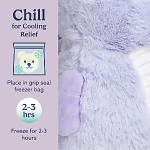 warmies Microwavable & Weighted Stuffed Animals, Sea Horse - Heated Stuffed Animal Plushie for Warmth & Comfort - Cute Soft Plush Toys for Adults & Children (Boys, Girls, Babies & Toddlers)