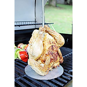 Darware Brazilian BBQ Skewer Set (9-Inch and 12-Inch Spikes), Vertical Barbeque Grilling Rack Meat Spit