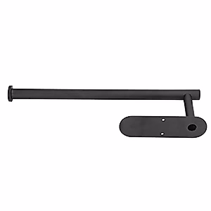 Paper Towel Holder Mount Bathroom with Wall Mounted Kitchen Black Counter Wall Hanging Mounted Stainless Steel for Wall Mount Paper Towel Holder Poster Stand Paper Towel Holders