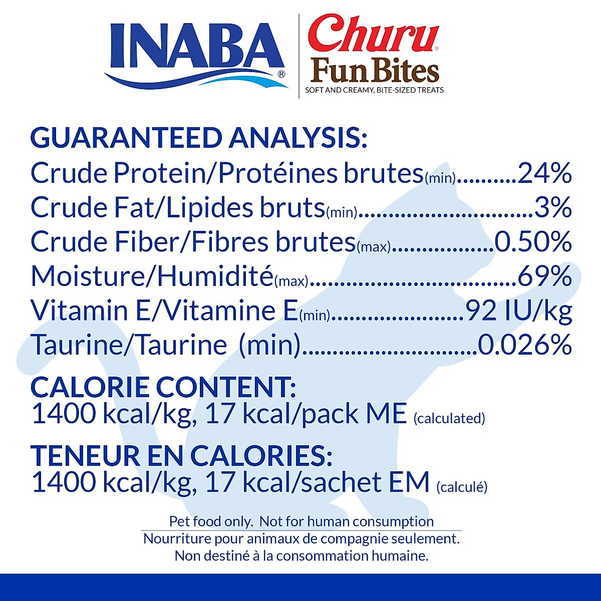 INABA Churu Fun Bites for Cats, Soft & Chewy Baked Chicken Wrapped Filled Cat Treats with Taurine, 0.42 Ounces Each Tetra, 18 Tetras (3 per Bag), Chicken Recipe