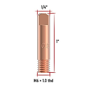 YESWELDER MIG Welding Gun Kit .035" Tip-Nozzle-Diffuser for Lincoln Magnum 100L and Tweco Mini/#1 (.035" Accessory Kit)