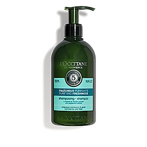 L'OCCITANE Purifying Freshness Shampoo 16.9 fl. oz.: Helps Reduce Excess Sebum, For Normal to Oily Hair, Without Silicone