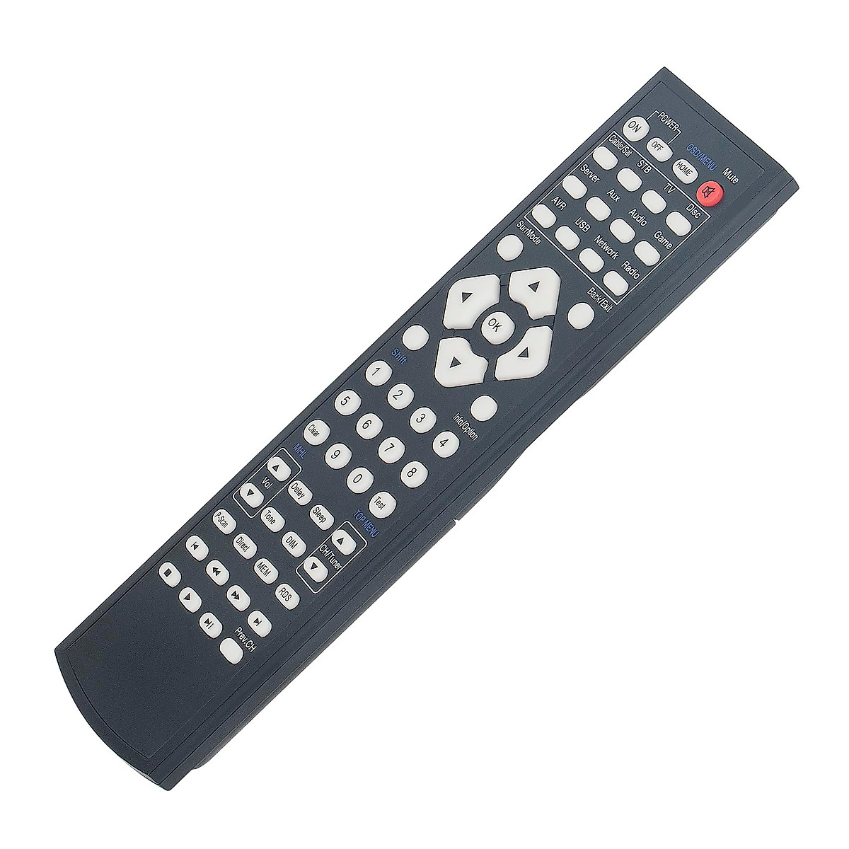 ALLIMITY AVR161 Replacement Remote Control Compatible with Harman Kardon Home Cinema 7.2ch AV Receiver AVR1710 AVR1710S AVR171S/230C AVR151 AVR151SAVR161 AVR161S AVR161/230C