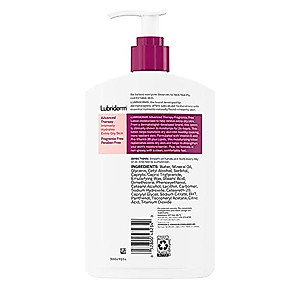Lubriderm Advanced Therapy Moisturizing Lotion with Vitamins E and B5, Deep Hydration for Extra Dry Skin, Non-Greasy Formula, 16 fl. oz