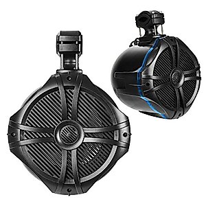 BELVA BT8RGB 8" Marine Tower Speakers with RGB Lights and Remote for Boats/ATV/UTV/Motorcycles/SxS/Golf Cart