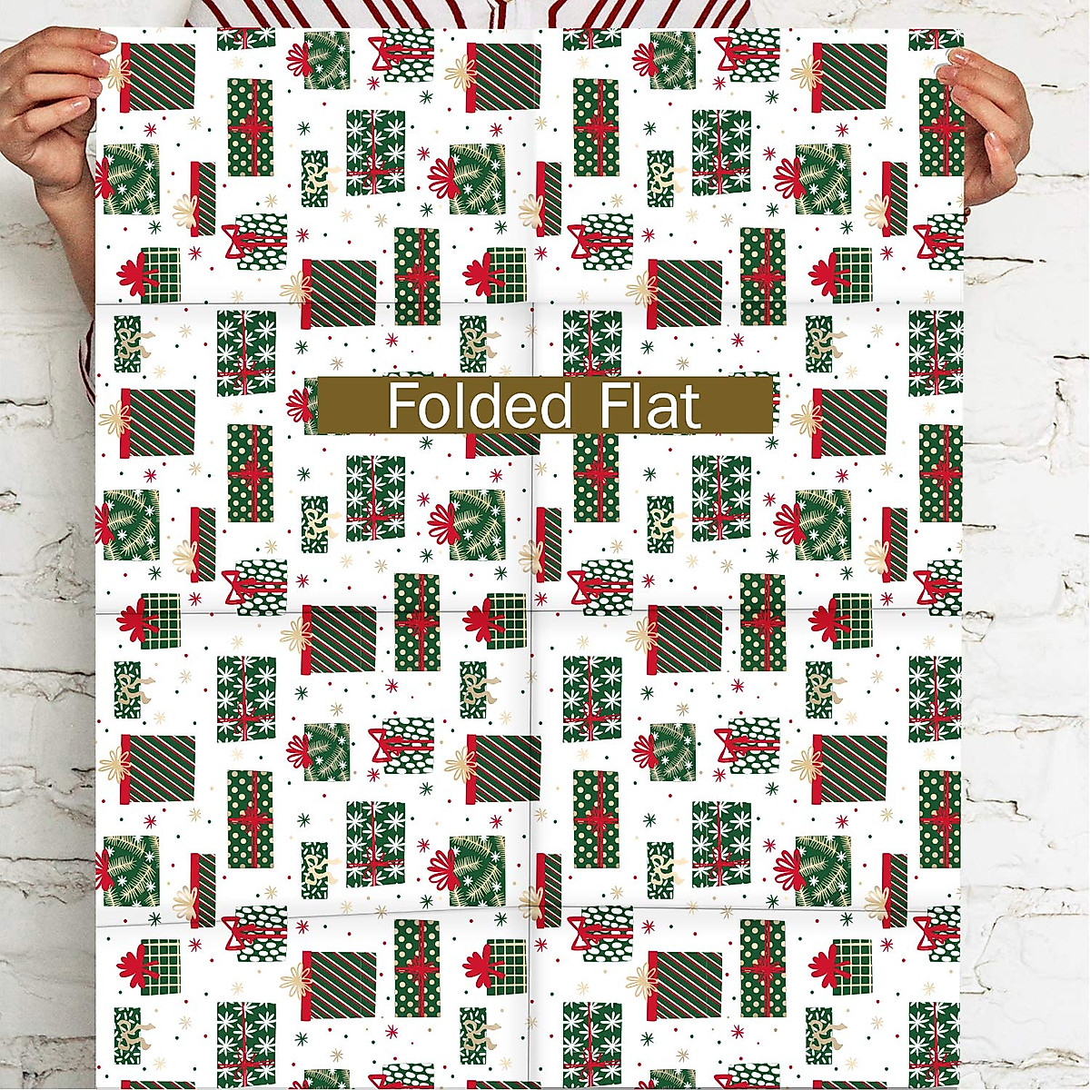 MAYPLUSS Wrapping Paper Large Sheet - Folded Flat - 6 Different Cat Design (45.2 sq. ft.ttl.) - 27.5 inch X 39.4 inch Per Sheet