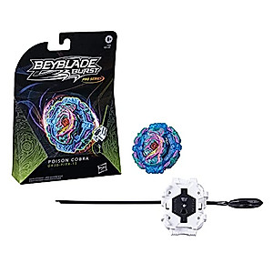 BEYBLADE Burst Pro Series Poison Cobra Spinning Top Starter Pack - Defense Type Battling Game Top with Launcher Toy
