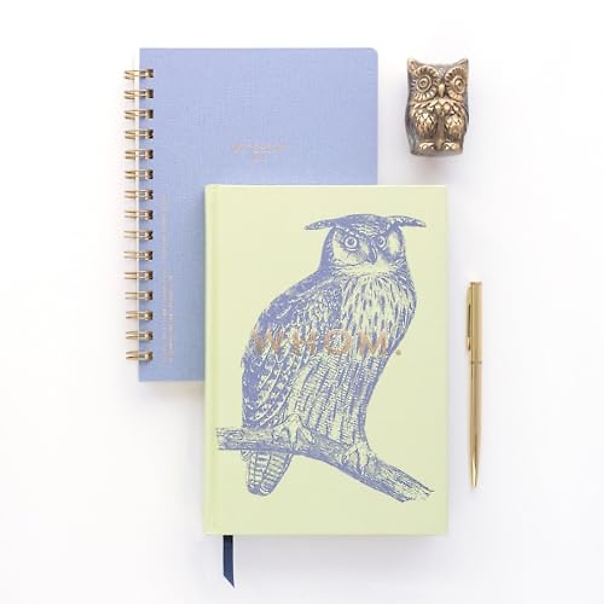 Designworks Ink Vintage Sass A5 Hardcover Notebook Journal, Whom, 14.6cm x 21.6cm, Green, JB86-1104EU