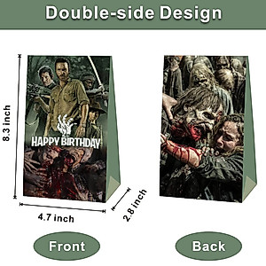 EKIH 12pcs Movie Party Favor Gift Bags for Movie Theme Birthday Party Decorations Supplies