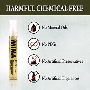 MINA iBrow Nourishing oil Stimulate Growth For Eyebrow, Eye Lashes, Hair, Skin Moisturizer(10 Ml)