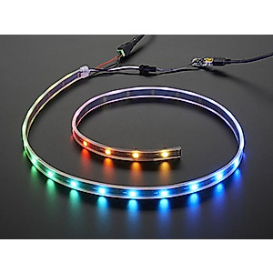 Adafruit NeoPixel LED Strip Starter Pack - 30 LED meter - Black [ADA2562]