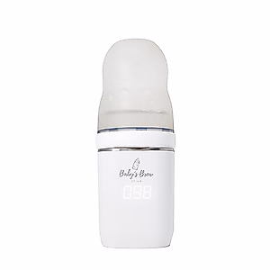 Baby's Brew Portable Bottle Warmer Pro - Milk Warmers for Breastmilk or Formula, Leak-Proof Design, Travel-Friendly, Cordless, Battery-Powered, 8-12 Hour Battery Life, Warmer Only