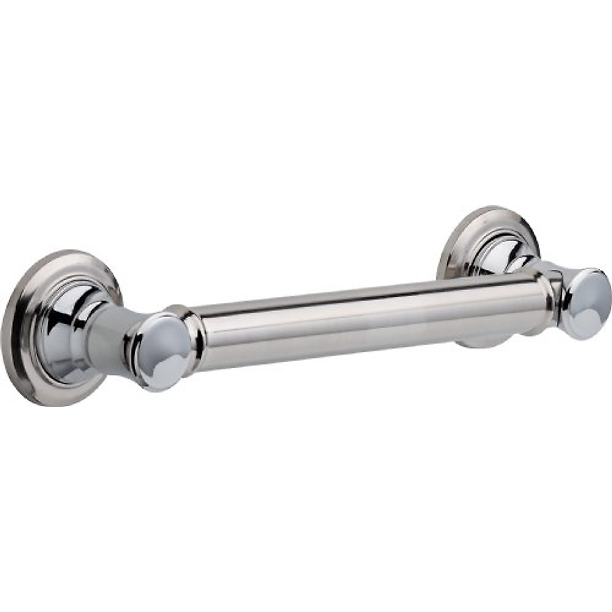 Delta Faucet 41612 Wall Mounted 12" Decorative Grab Bar in Polished Chrome
