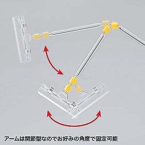 Sanwa Supply DH-208N2 Data Holder (Arm 3 Joints), Clear
