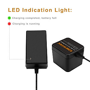 Shentec 12V Lithium Battery Charger Compatible with Ridgid 12V R82059 AC82059 AC82049 130220001 Li-ion Battery