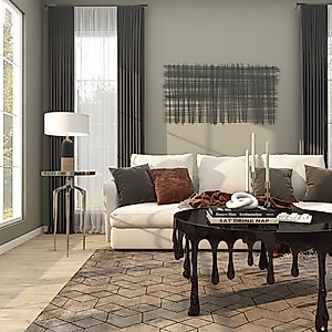 Deco 79 Aluminum Metal Side End Accent Table Slim Tray Top End Table with Tripod Legs, Side Table 16" x 16" x 25", Silver