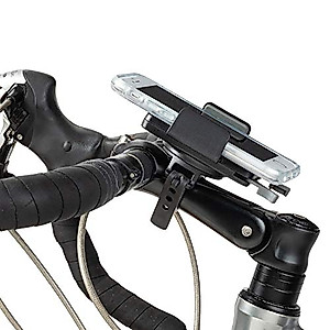Nite Ize Squeeze Rotating Smartphone Bar Mount, Universal Bike Phone Holder For Bar or Stem, Compatible With MagSafe iPhone 12 Pro Max/Mini/Galaxy/Edge/Google Pixel and more